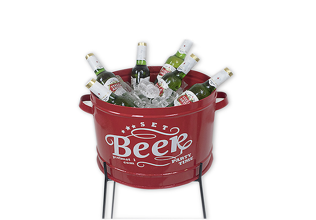 Tonel cervecero Party Time color - Pielmetal