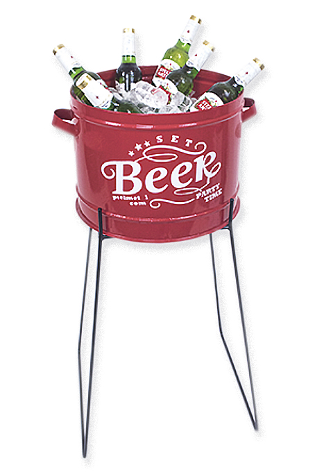 Tonel cervecero Party Time color - Pielmetal