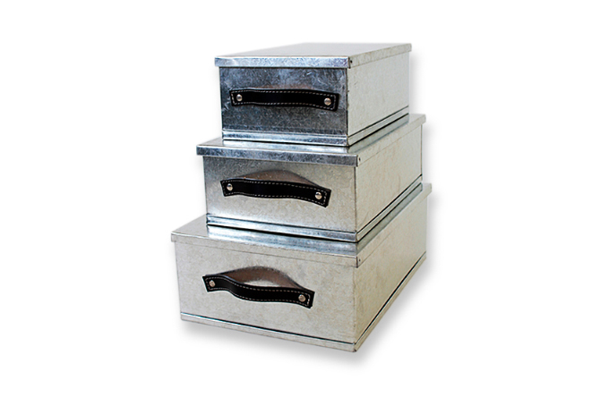 Caja ordenadora mediana - Pielmetal